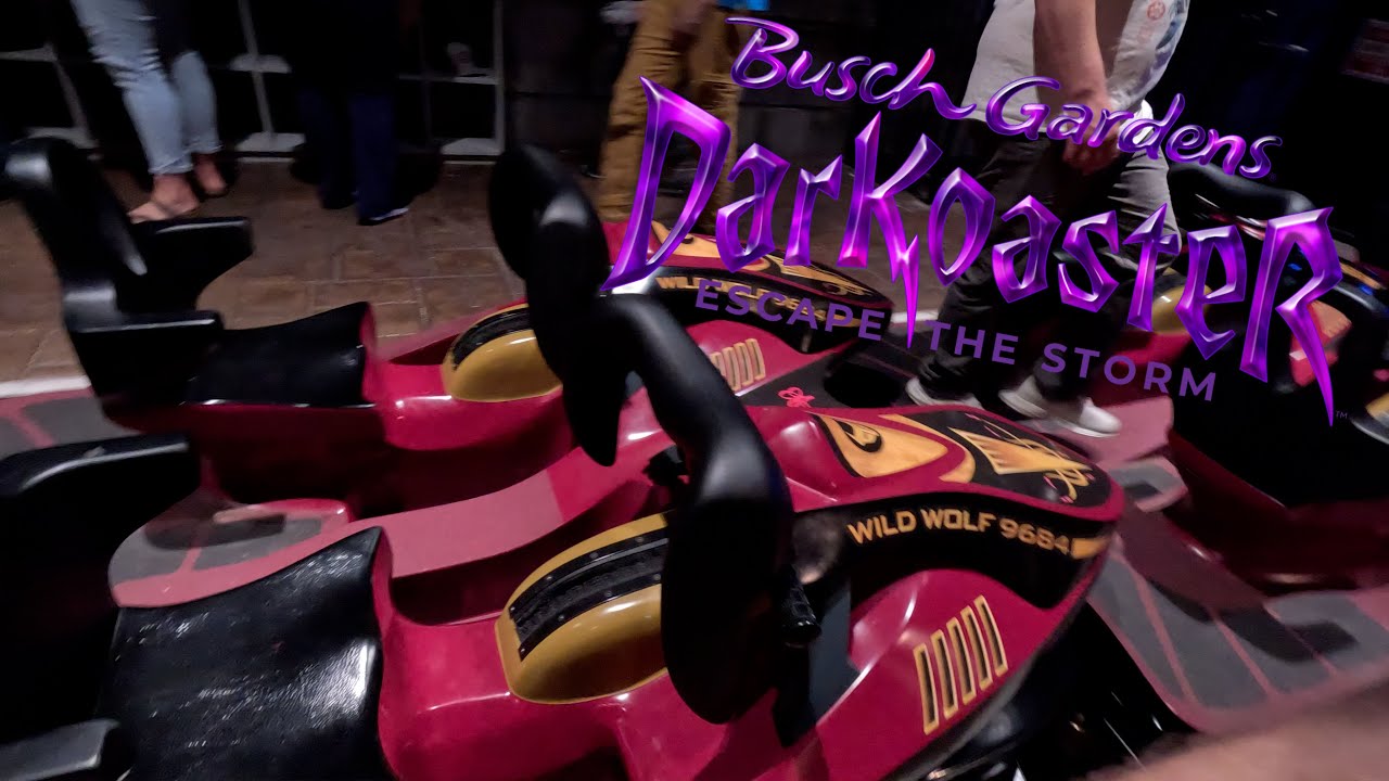 Darkoaster On Ride POV 4K | Busch Gardens Williamsburg | Row 3 - YouTube