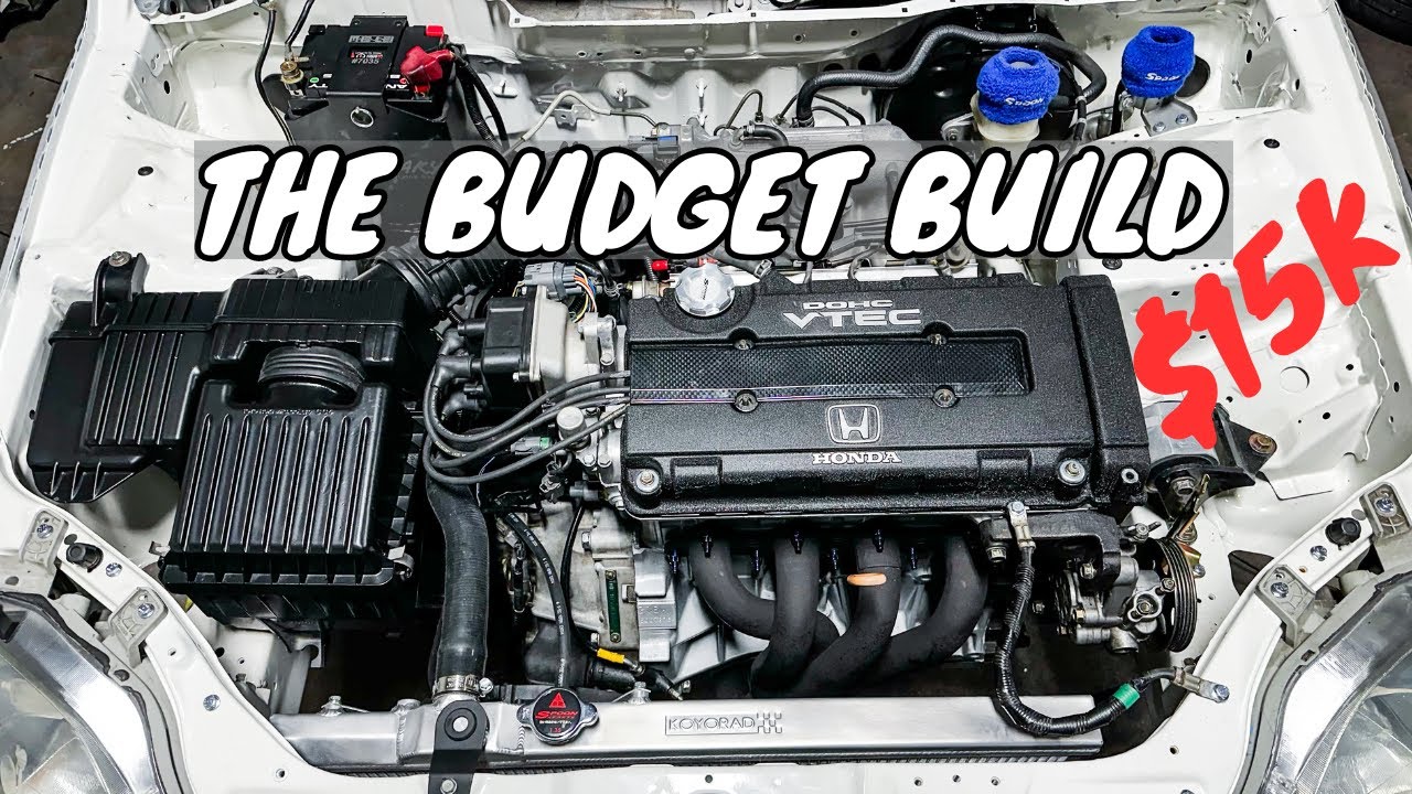 THE B16 ENGINE IS ALIVE!!! // THE $15K BUDGET BUILD PART 6 - YouTube