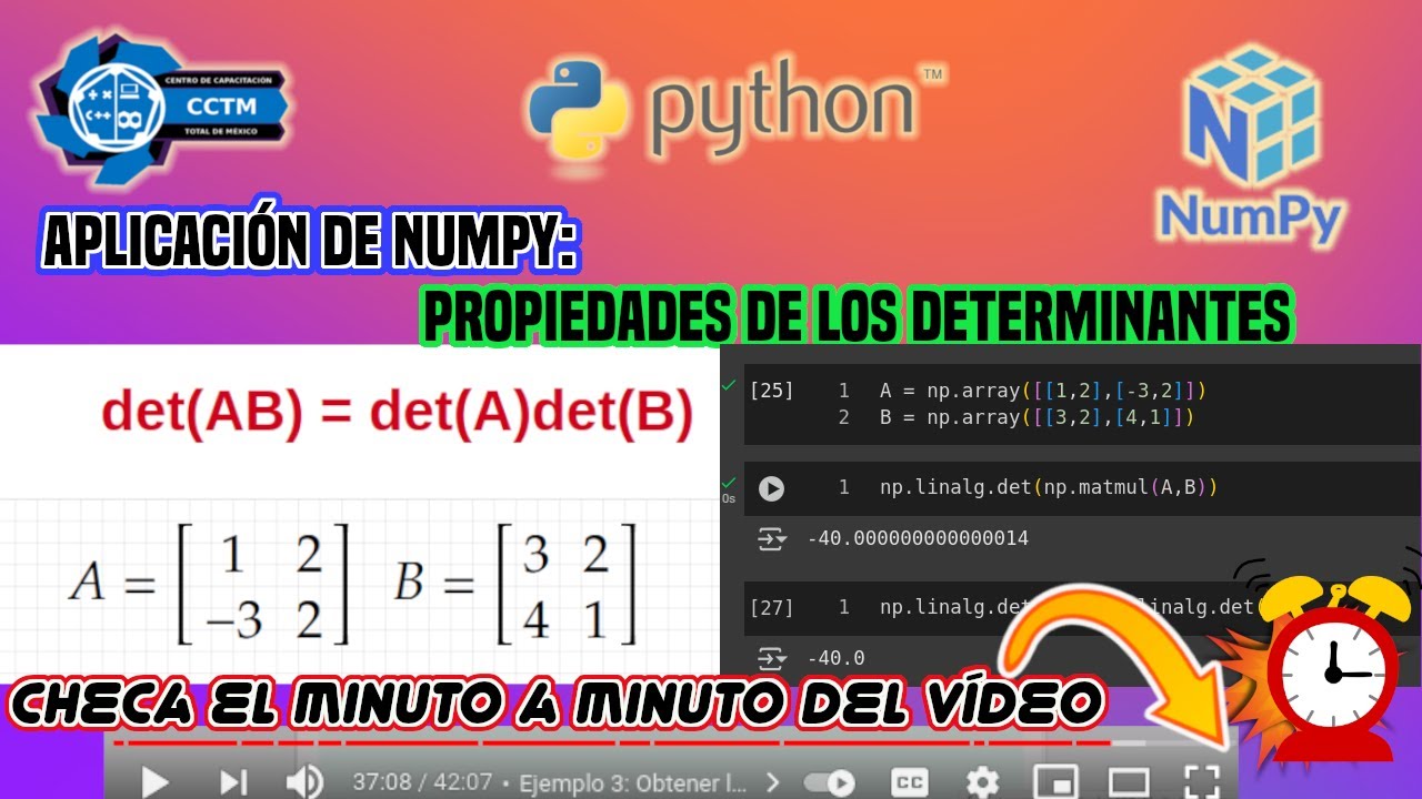 🐍+💡 Aplicación de Numpy: Comprobación de 10 propiedades de los ...