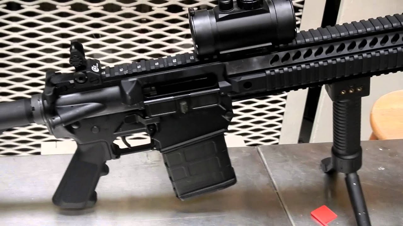 AR line up with the Colt LE901-16S 308 AR - YouTube