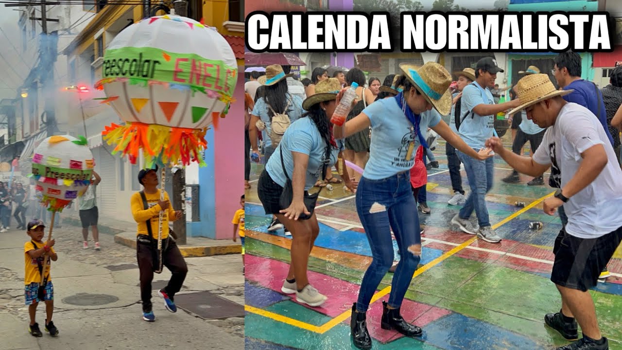 CALENDA NORMALISTA en Putla Oaxaca - YouTube