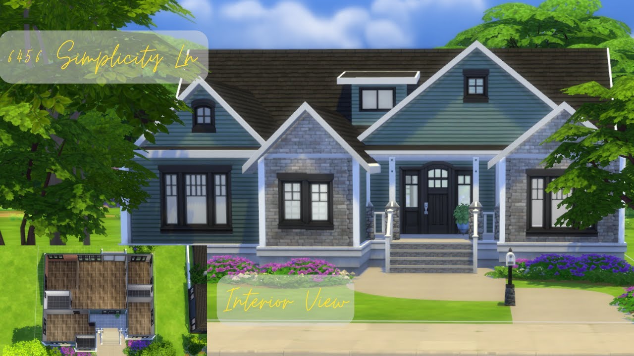 6456 Simplicity Ln // The Sims 4: Speed Build// - YouTube