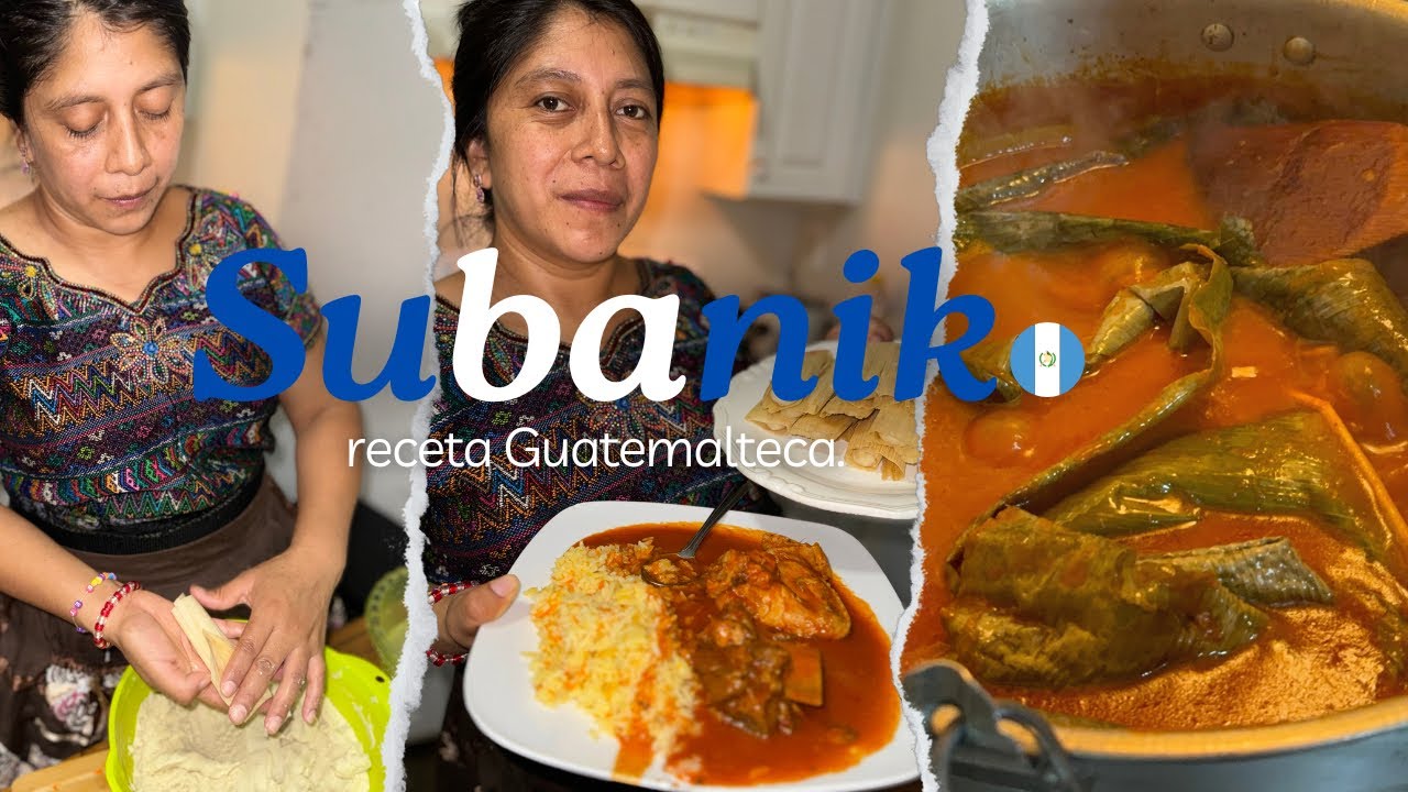 Cómo preparar🧑‍🍳 un subanik de San Martin Jilotepeque. - YouTube