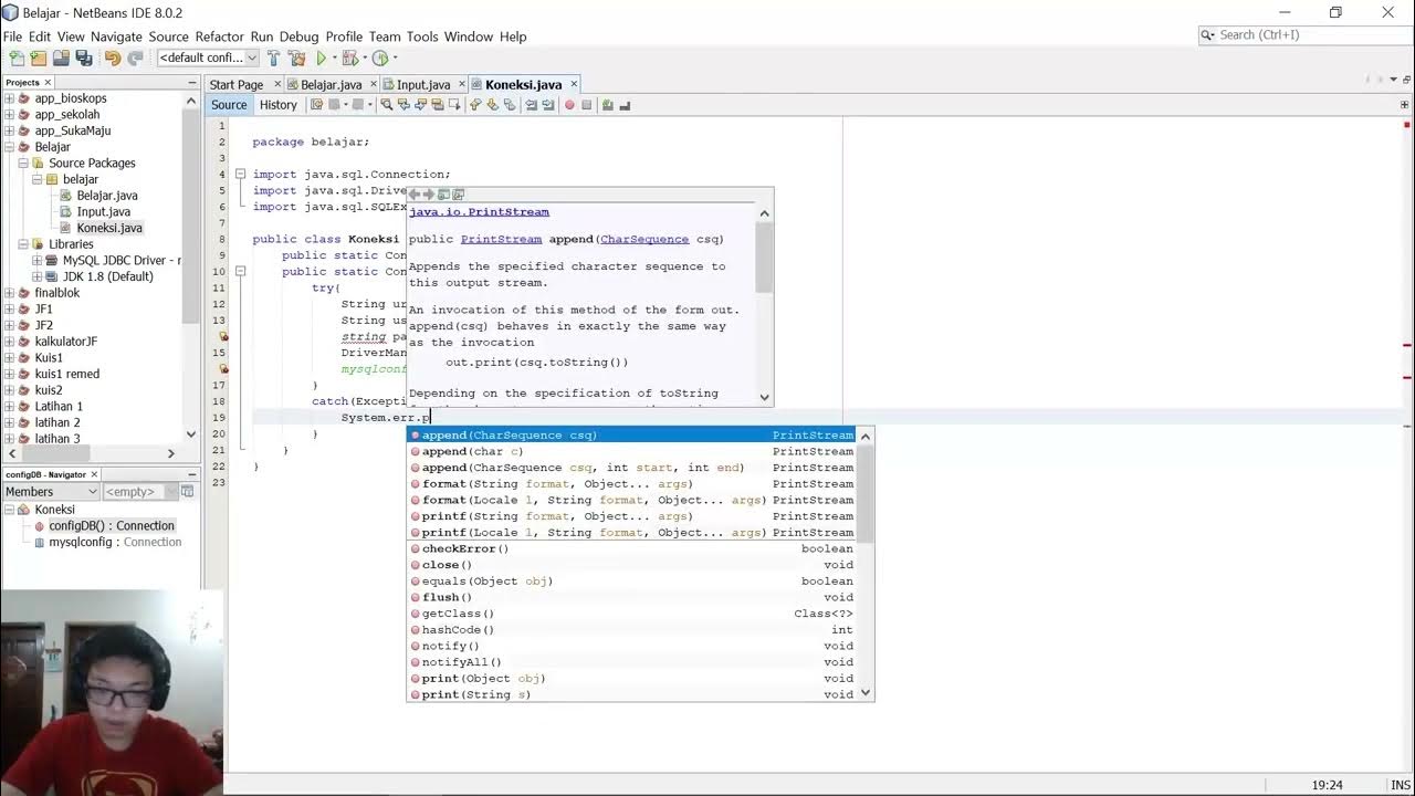 Cara menginput data yang berada di database melalui Netbeans Episode 1 - YouTube