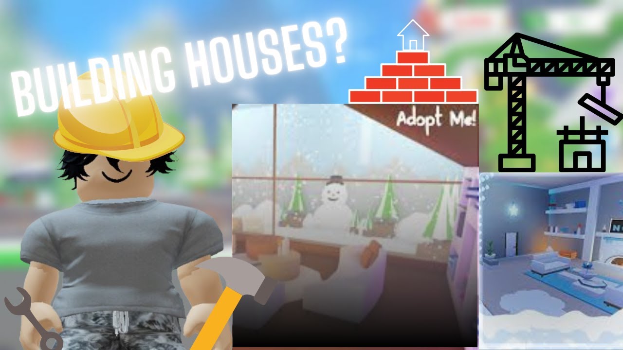 Building winter houses in SUMMER! Adopt Me Roblox! - YouTube
