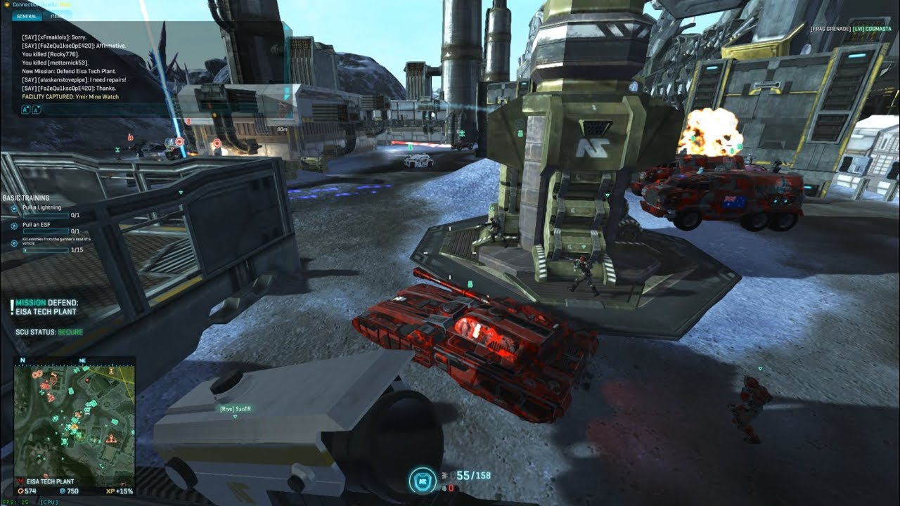 Planetside 2 - Tech Plant Takedown!! - YouTube