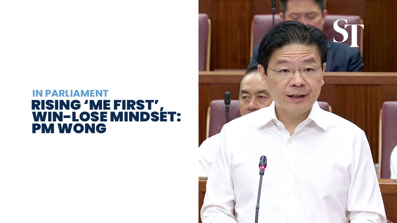 Rising ‘me first’, win-lose mindset in global economy: PM Wong - YouTube