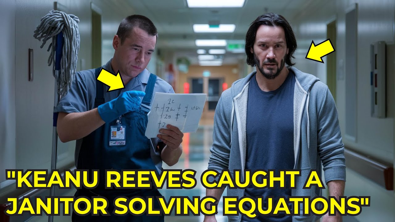 “Keanu Reeves Caught a Janitor Solving Equations at 2AM — What Happened ...