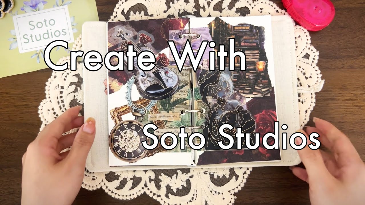 Creative Spreads with Soto Studios🥰 | Scrapbook Supplies| Junk Journaling | Scrapbooking Idea ...