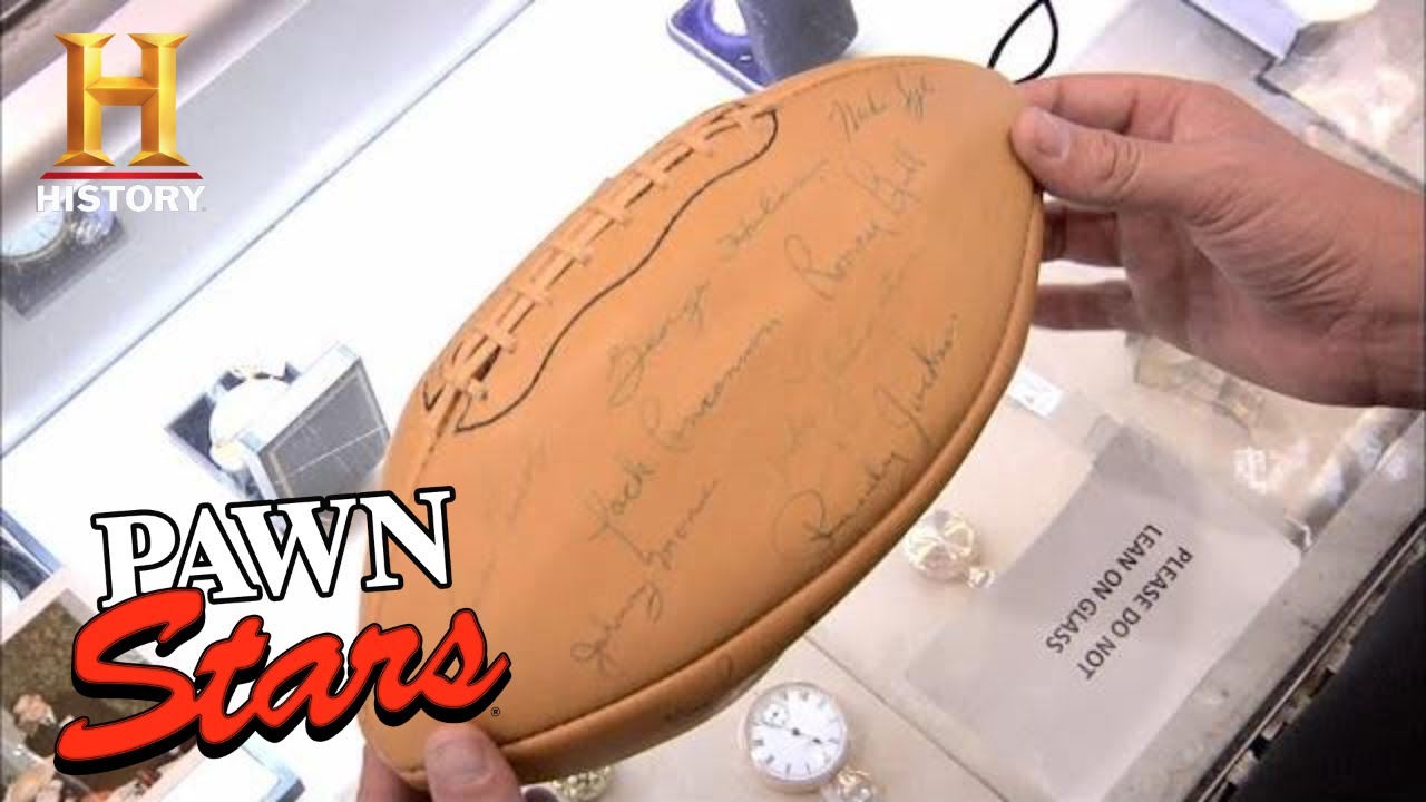 TOUGH BREAK for Signed Chicago Bears Football | Pawn Stars (Season 7 ...