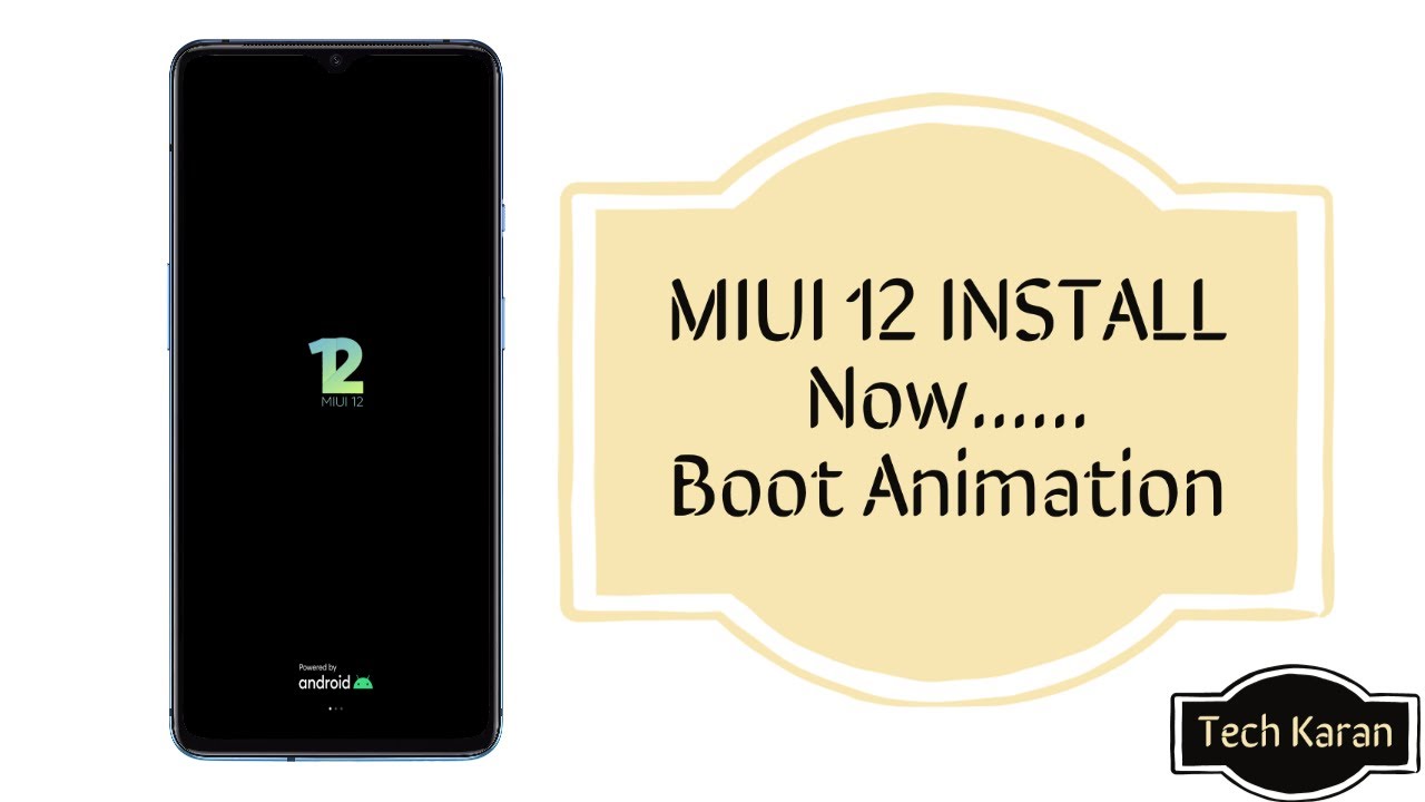 MIUI 12 INSTALL Now......[Boot Animation for MIUI 11] - YouTube
