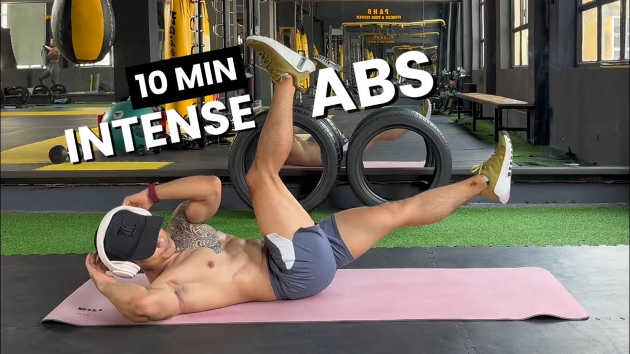 10 Min AB WORKOUT - EXERCISE for 6 PACK ABS ( No Equipment - No Repeat ...