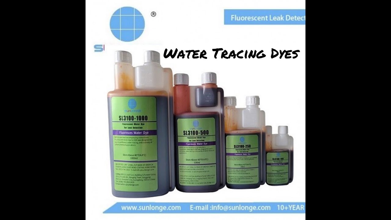 Description of SL3100 Water Tracing Dyes - YouTube