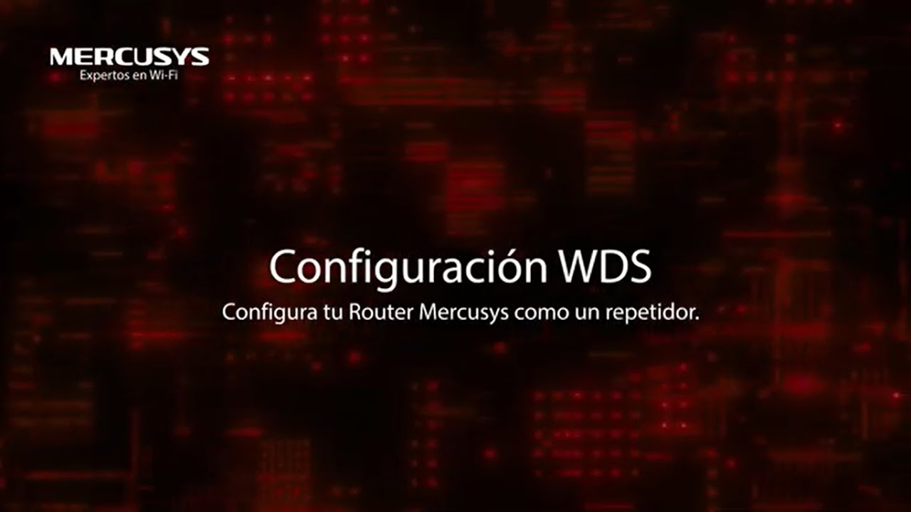 Pasos para configurar tu Router #Mercusys como repetidor #WDS. - YouTube