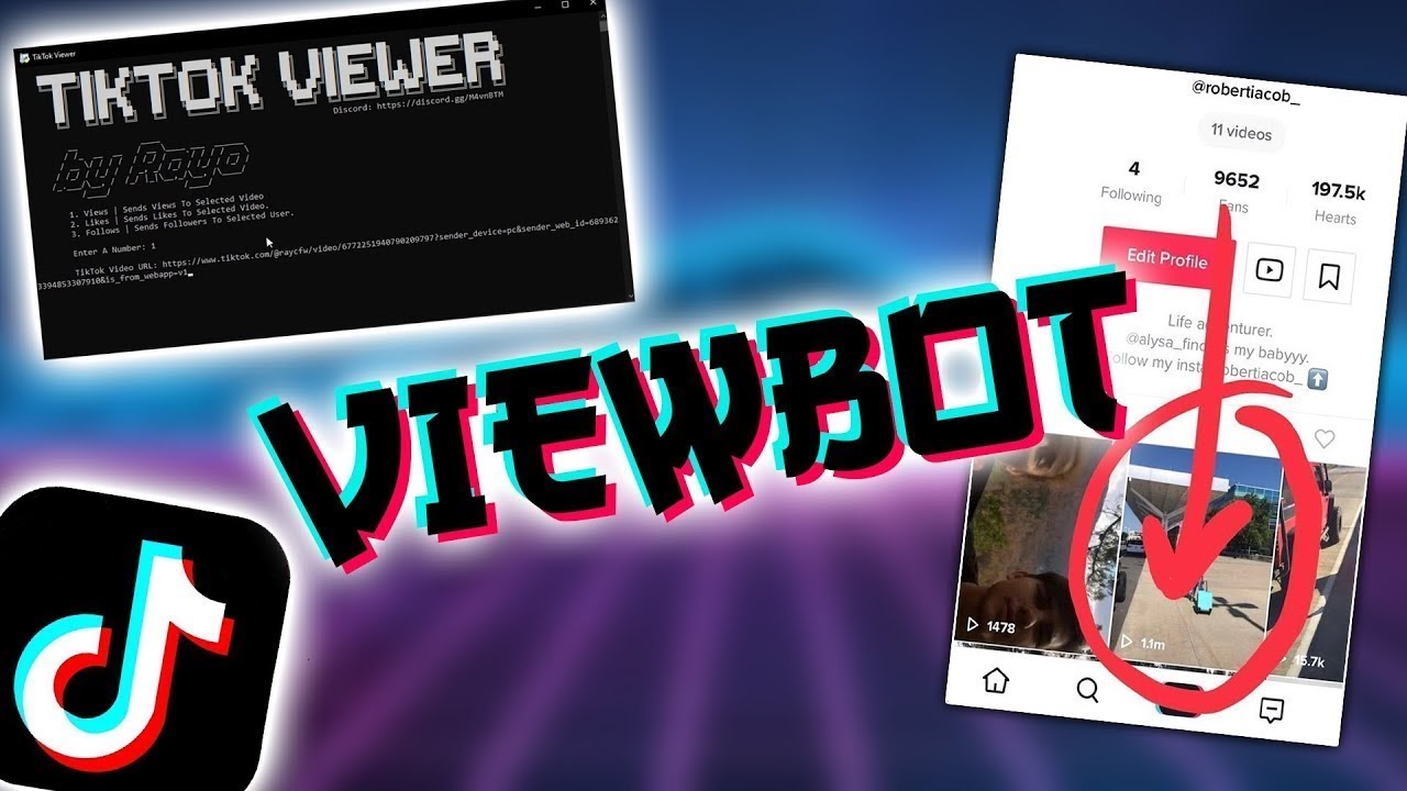 TIKTOK View Like Follow Bot *FREE* (WORKING 2022) How To Get TikTok ...