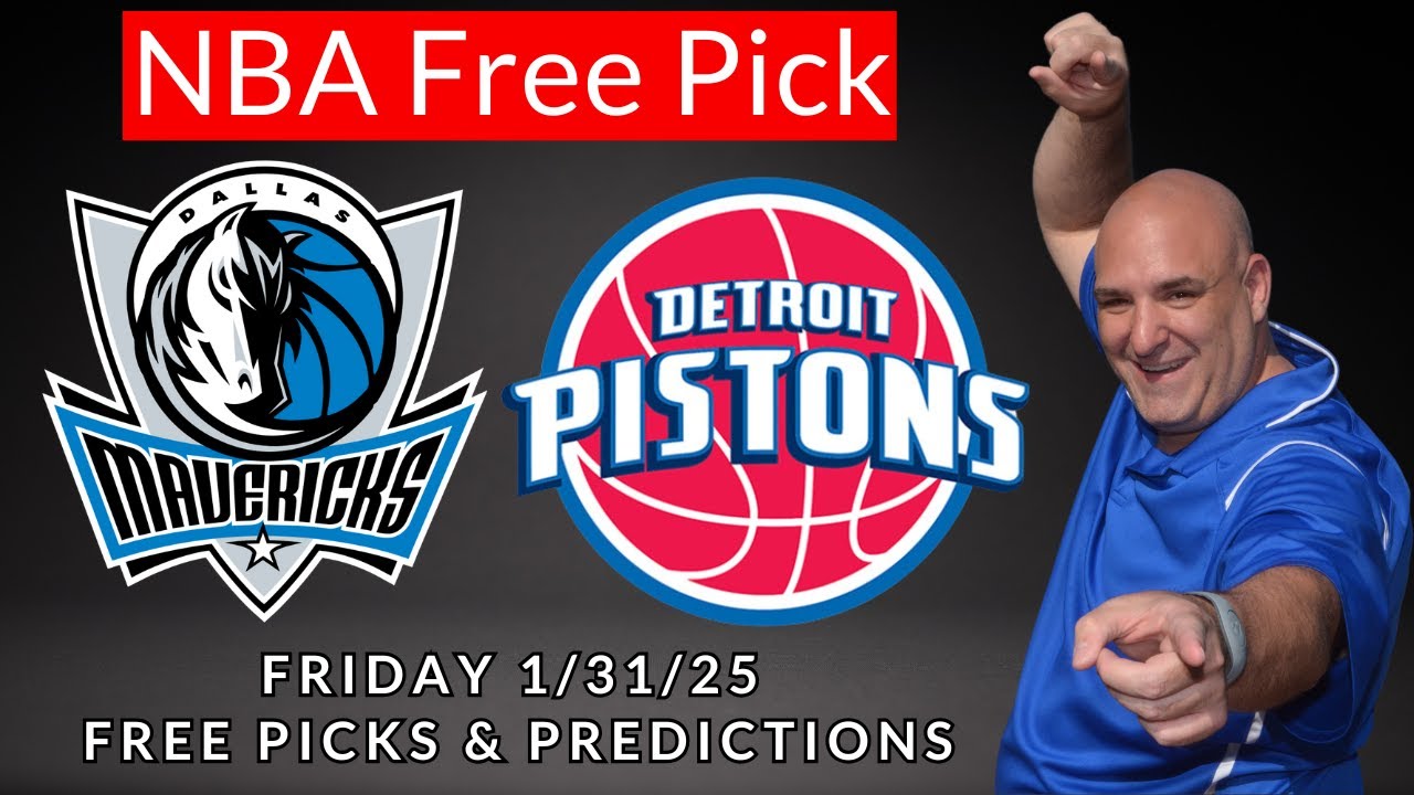 Dallas Mavericks vs Detroit Pistons - NBA Free Pick Friday 1/31/25 ...