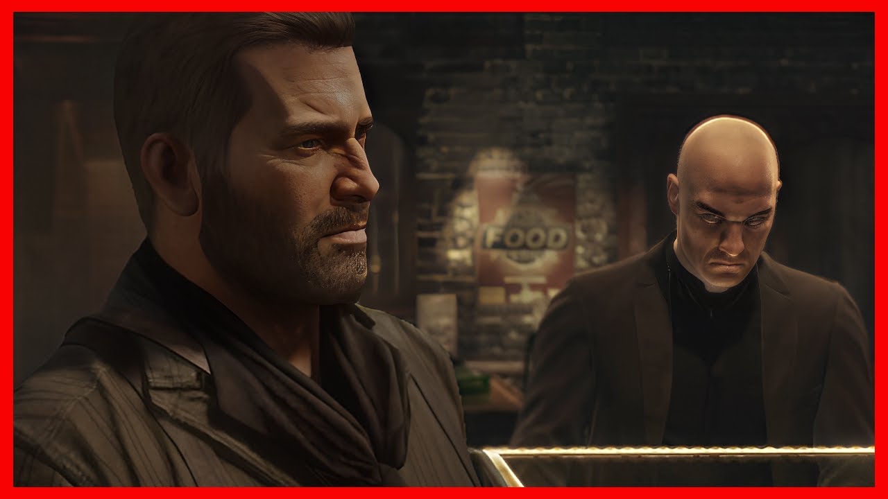 ARTHUR MORGAN IN HITMAN ABSOLUTION - YouTube