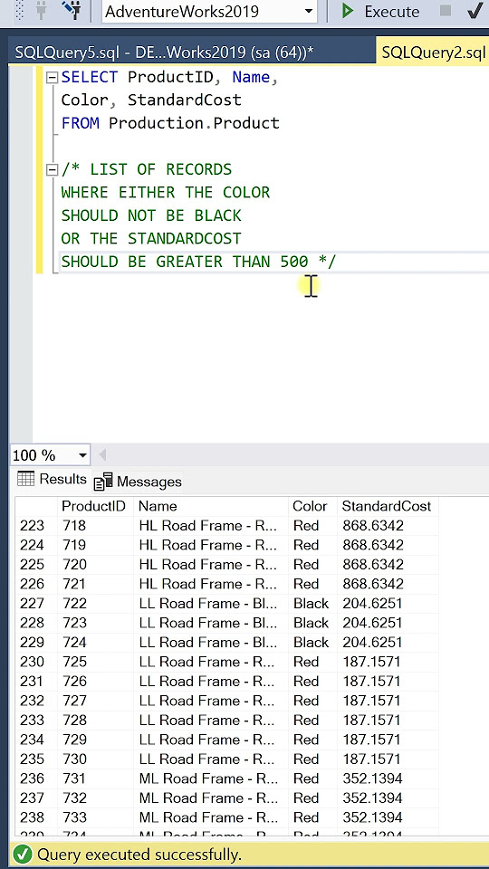 Test Your Sql Skills Shorts Where Clause Sql Sqlcommands Sqlqueries Sqlforbeginners