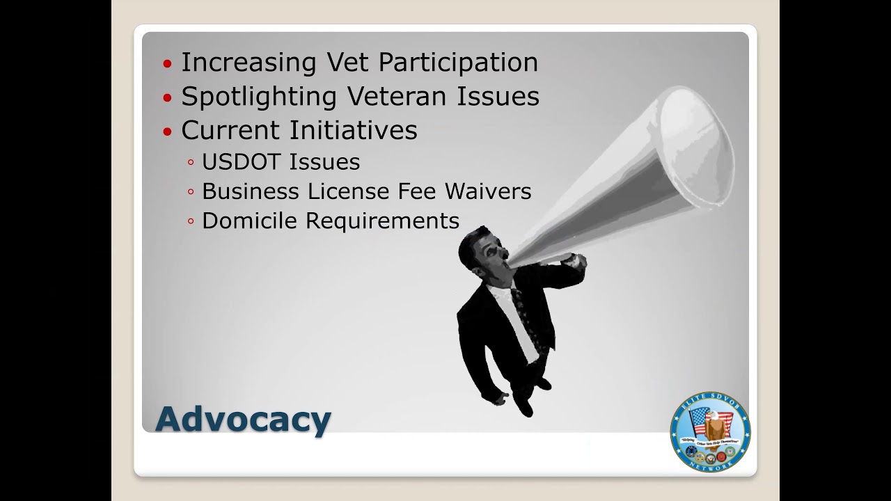 Presentation for SBA Veterans Business Week: Elite SDVOB Network - YouTube