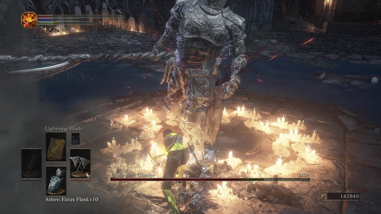 Champion Gundyr NG+ Morion Blade RTSR Hypermode - YouTube