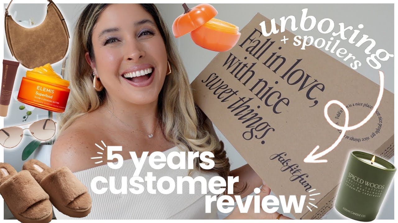 FABFITFUN FALL 2024 UNBOXING + 5 YEARS CUSTOMER REVIEW : ALL SPOILERS ...