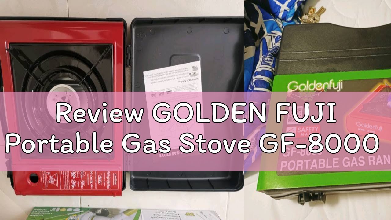Review GOLDEN FUJI Portable Gas Stove GF-8000 - YouTube