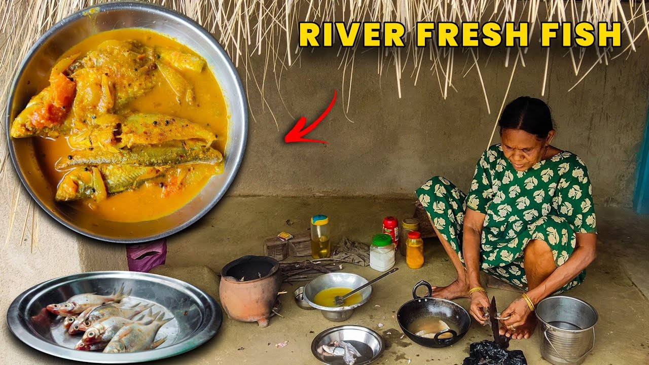 River Fresh Fish || Fish Curry || Deep Rural Cooking - YouTube