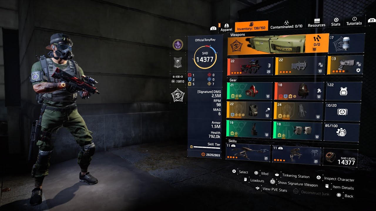 The Division 2 Hybrid Tank Build - YouTube