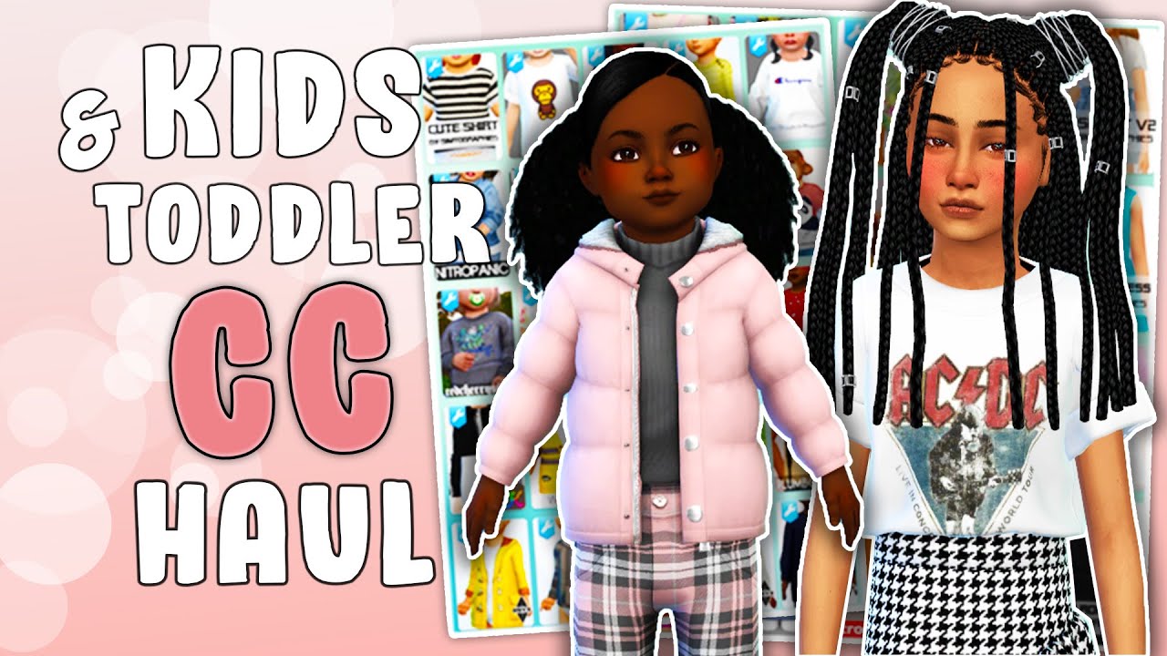 Kids & Toddlers CC HAUL! 🛍️ 300+ items with LINKS - YouTube