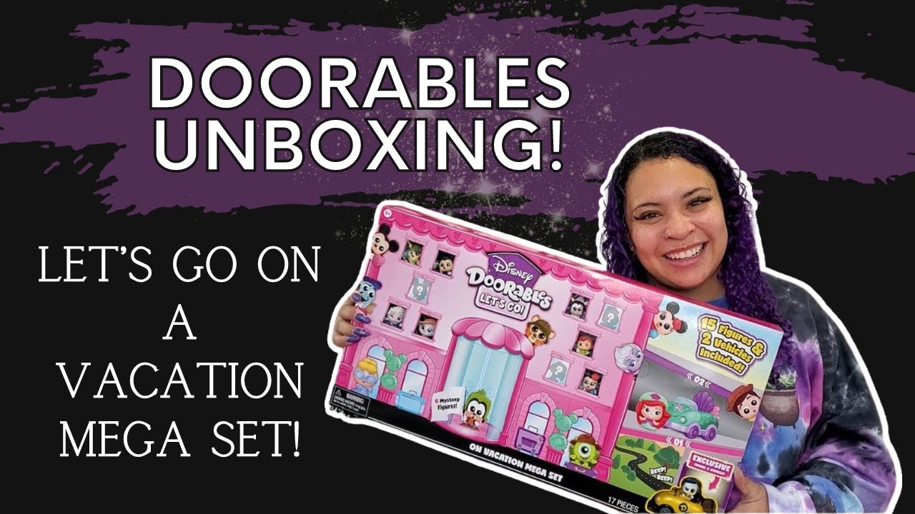 Doorables Let's GO On Vacation MEGA Set Unboxing! - YouTube