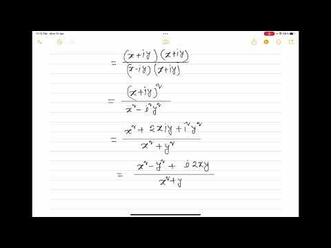 Complex Number Theory Part 2 - YouTube