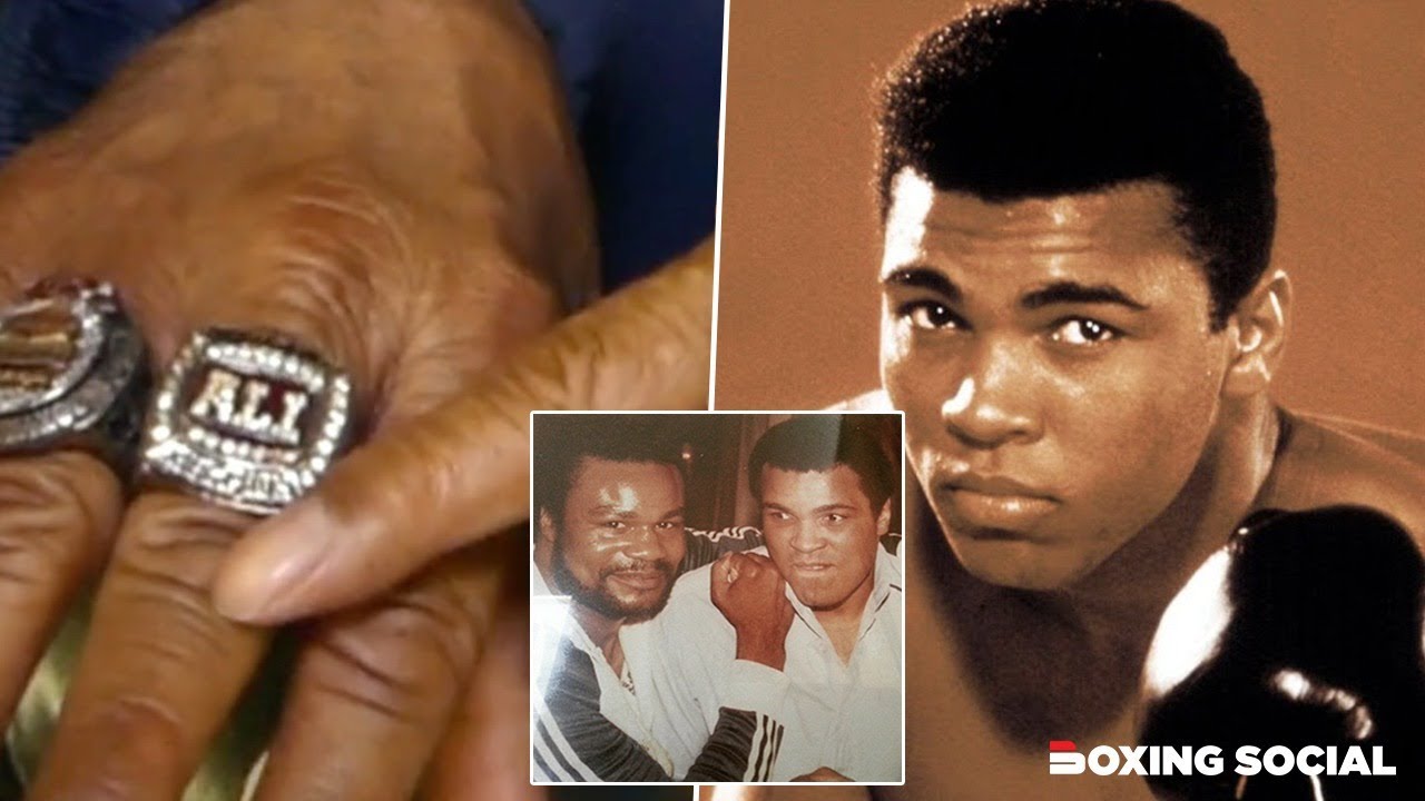 BOXING LEGEND EDDIE MUSTAFA MUHAMMAD SHOWS OFF MUHAMMAD ALI RINGS ...