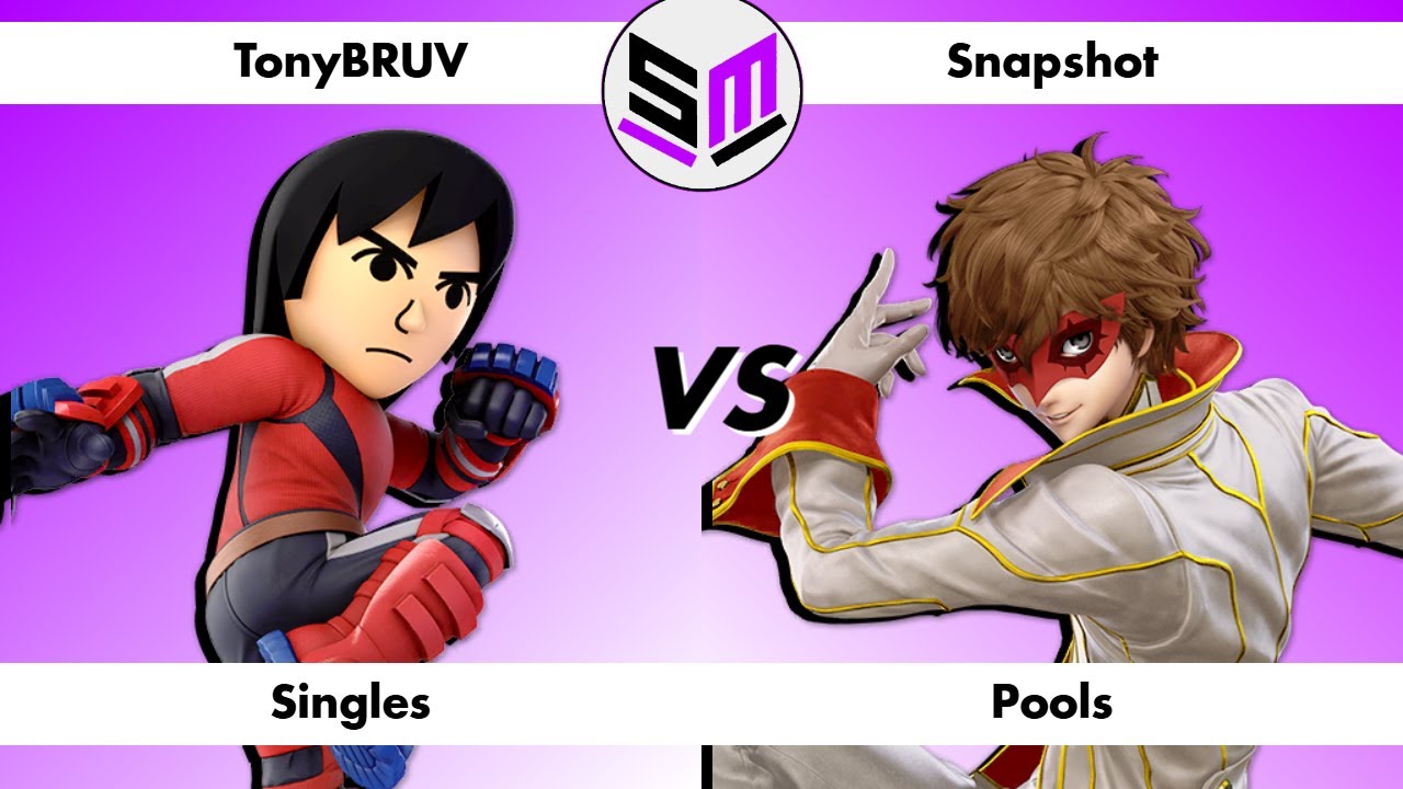 Smash Mania 3 Singles Pools - Snapshot (Joker) Vs TonyBRUV (Mii Brawler ...