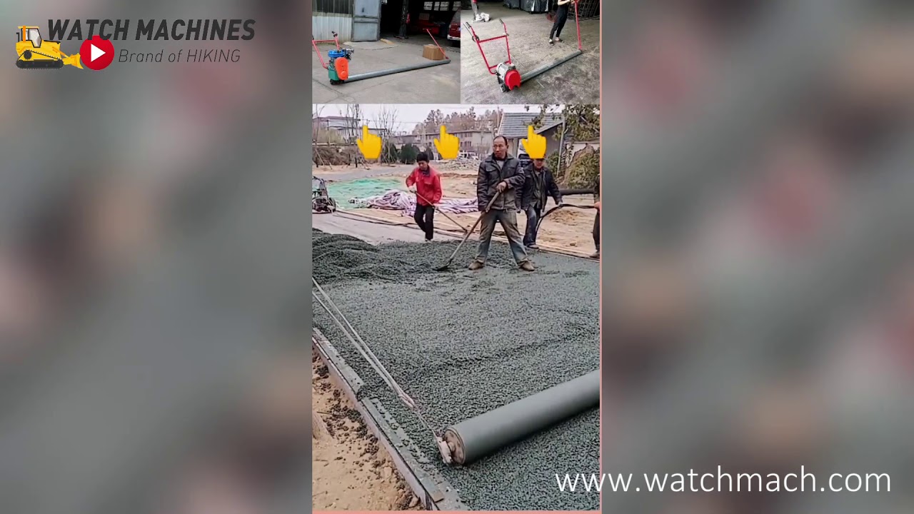 Homemade roller screed? Cheapest roller screed for sale - YouTube