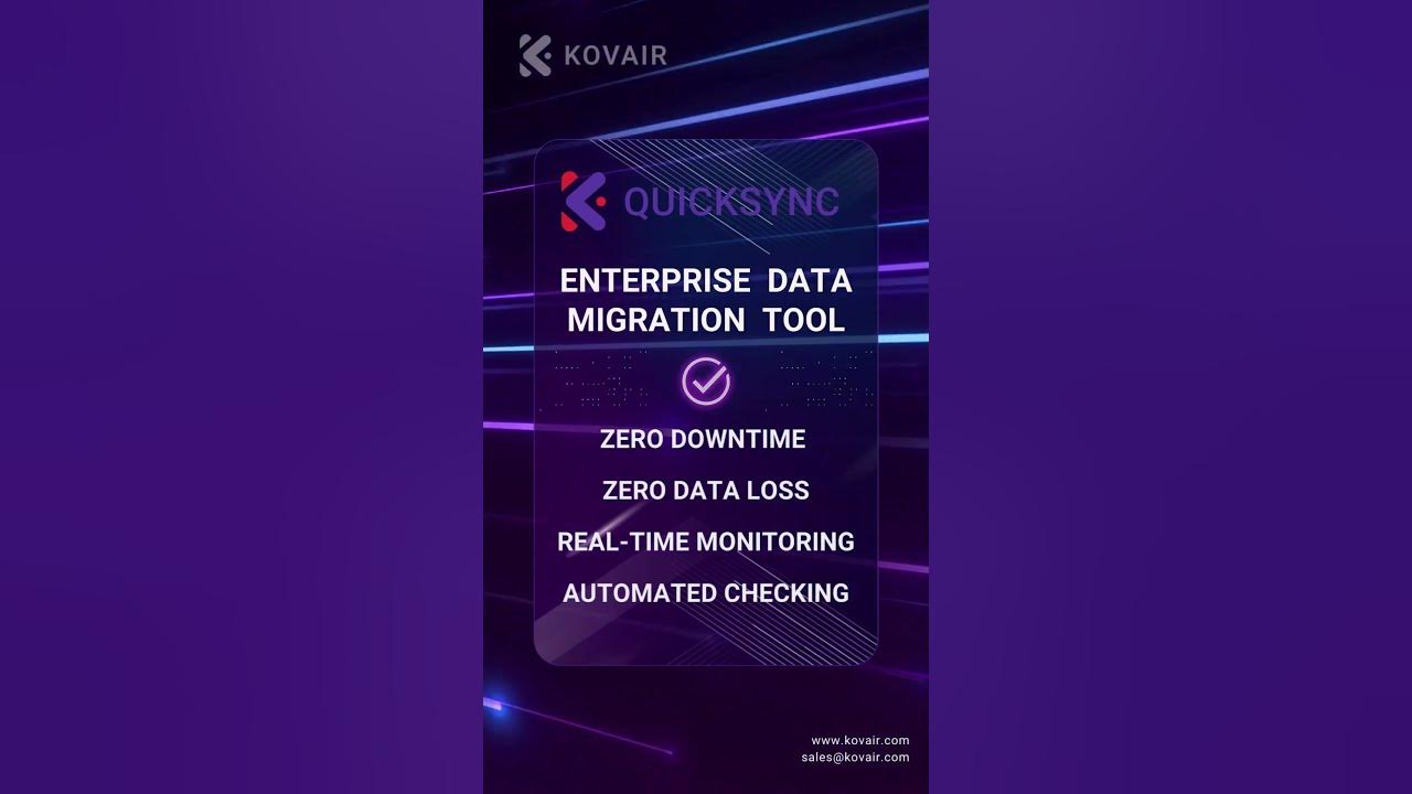 Kovair QuickSync - An Enterpriser Data Migration Tool for Secure and Error Free Solutions - YouTube