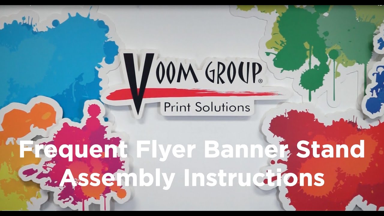 Banner Stand Assembly Instructions - YouTube