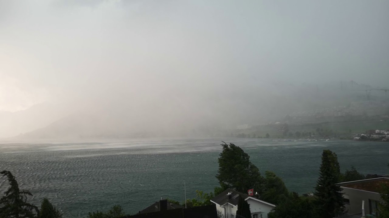Thunderstorm, Immensee, Switzerland - YouTube