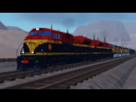 KCS Manifest train with 3 BNSF GECX Dash 9S trailing in Ro-Scale Rocky Mountain Division - YouTube