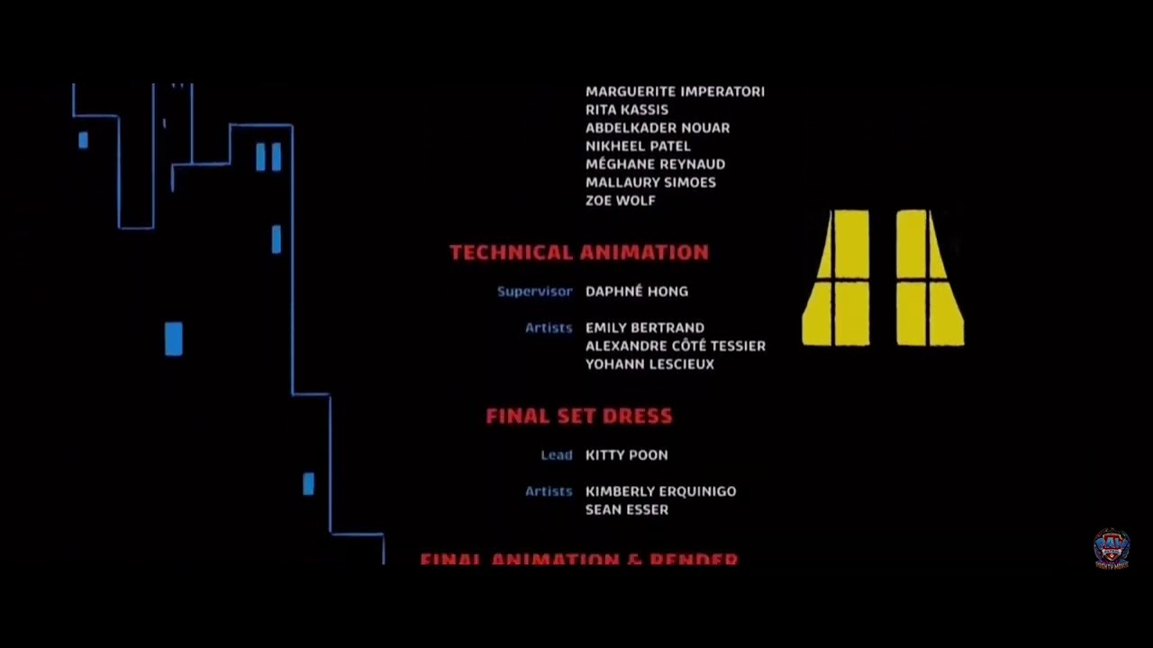 Paw patrol: movie credits - YouTube