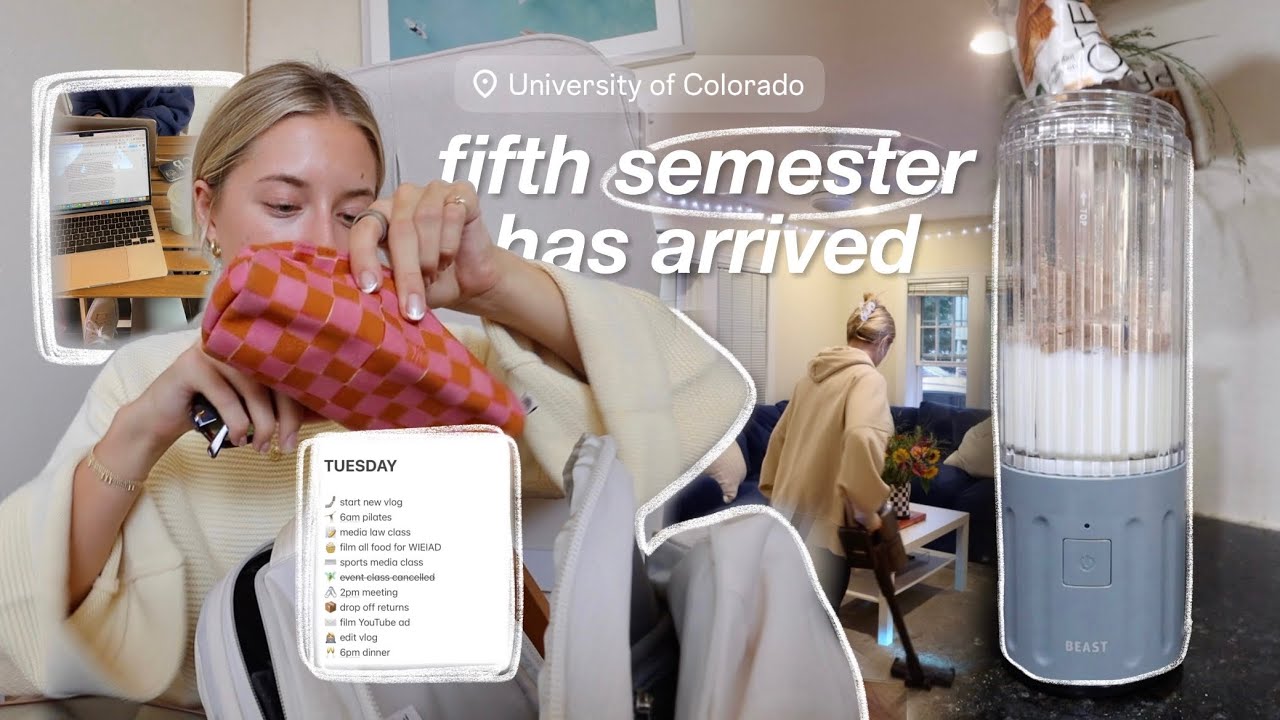 first full week of class | junior year - YouTube