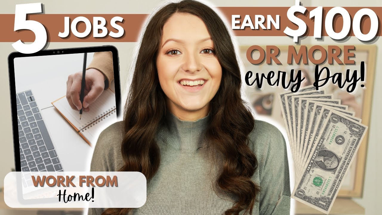 5 Freelancing Jobs Ideas that will earn you more than $100/Day - Work from Home & Make Money ...