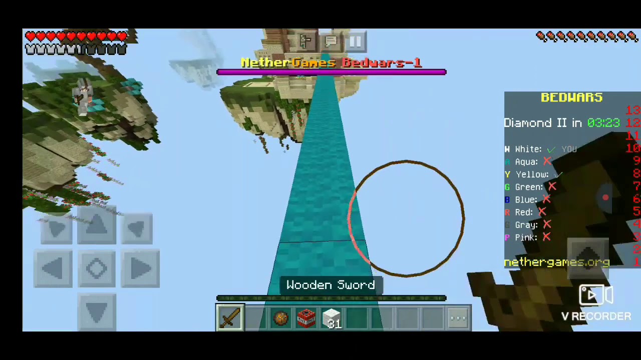 Minecraft bedwars nether games montage - YouTube