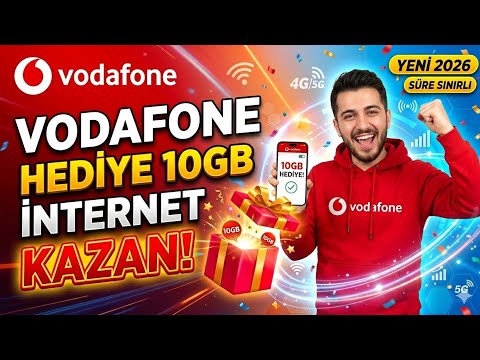 ✅VODAFONE BEDAVA İNTERNET 2026 - VODAFONE BEDAVA 10GB İNTERNET KAZANMAK✅