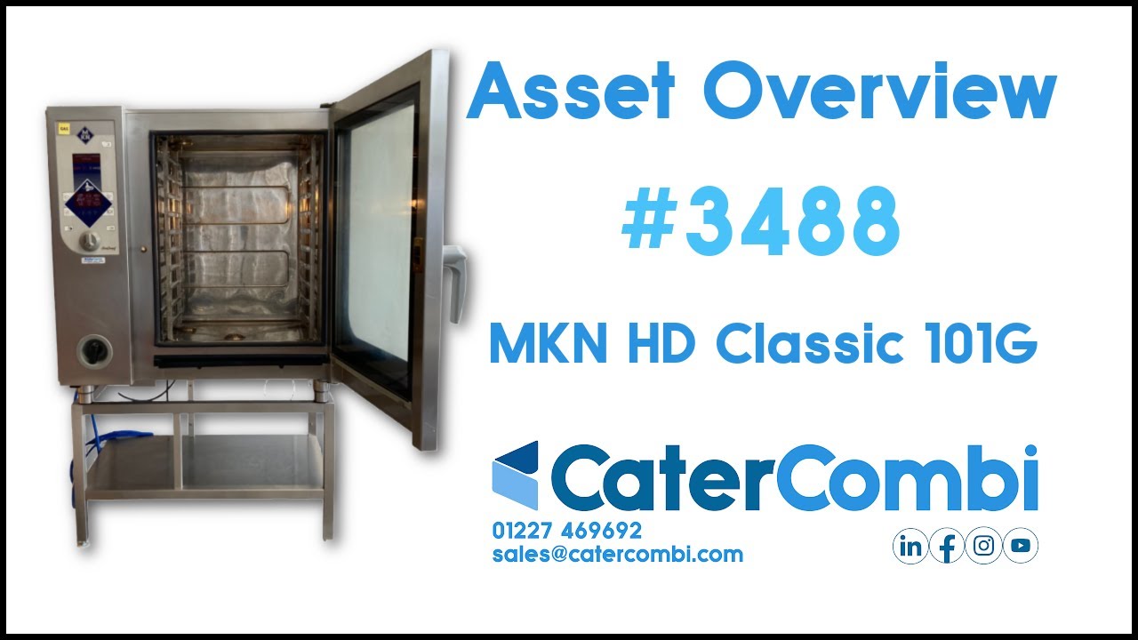 MKN HansDampf Classic 10 Grid Gas Combi Oven - CaterCombi Asset 3488 ...