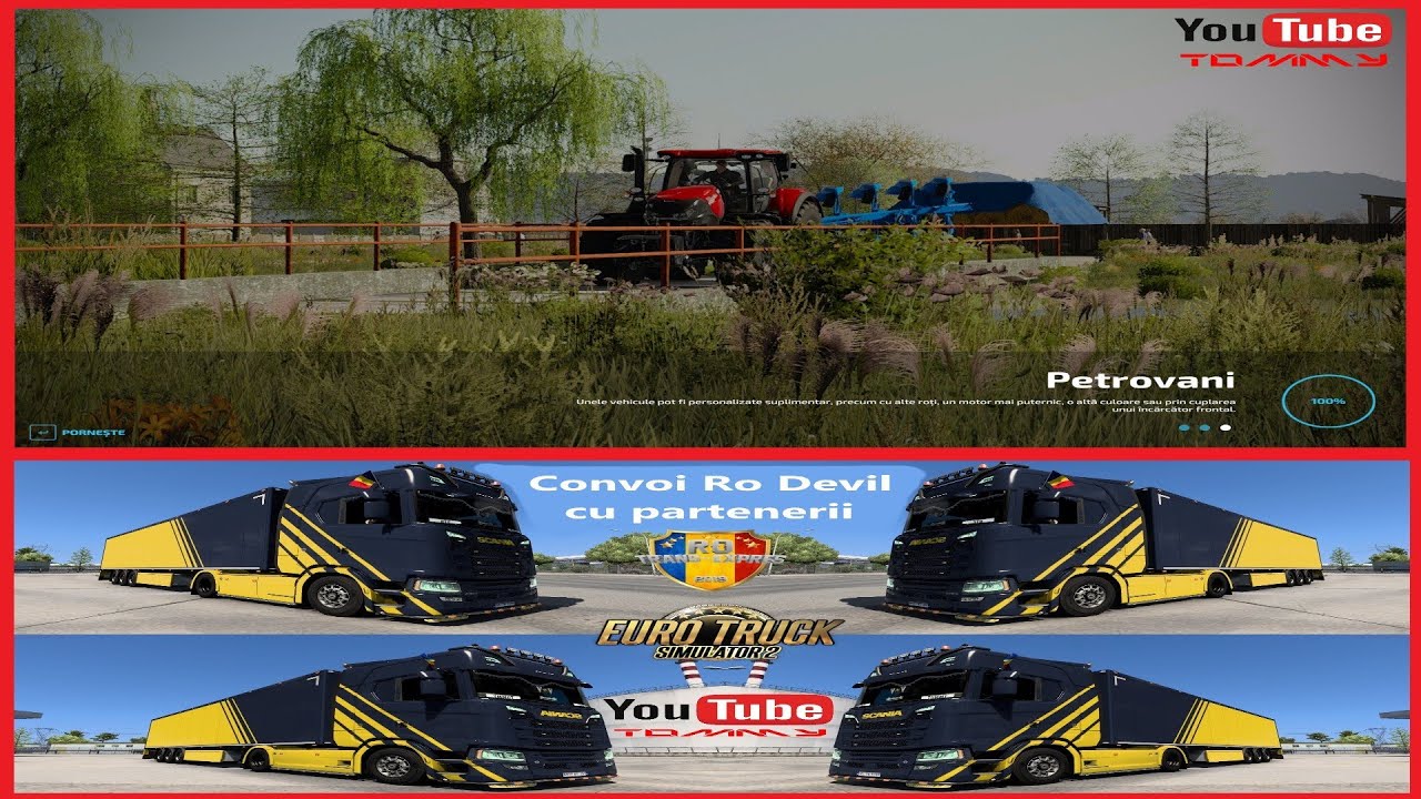 FS 22 I ETS 2 PETROVANI MAP INCEPEM O NOUA FERMA Convoi Ro Devil cu ...