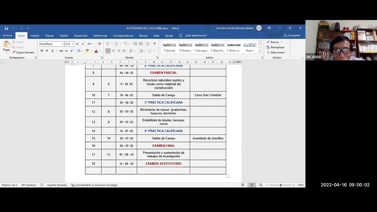 Clase 2- Geología Aplicada - Ing. Luis Serafín Gonzales Hijar - YouTube