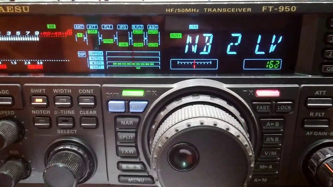 Yaesu FT 950 FUNCIÓN NB - YouTube
