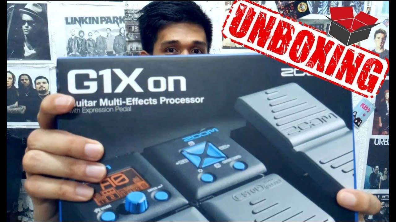 Best Budget Guitar Effects for Beginner?!?!!(Zoom G1Xon Unboxing Video ...