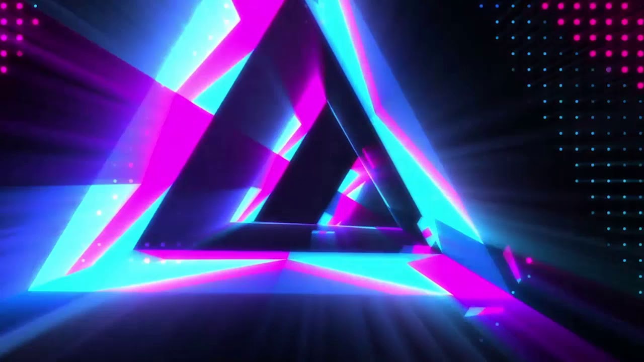 Colorful space dynamic rhythm background video - YouTube