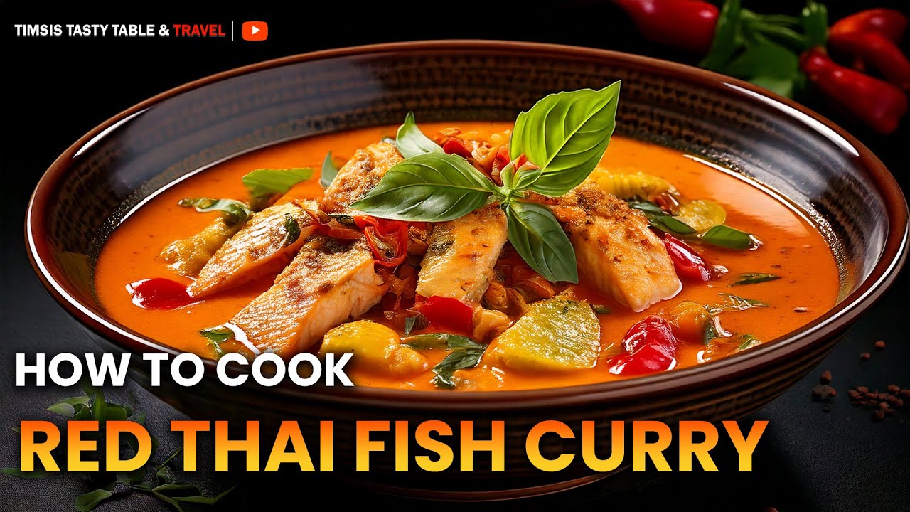 Red Thai Fish Curry | Fish Recipes | Fish Curry with Coconut - YouTube